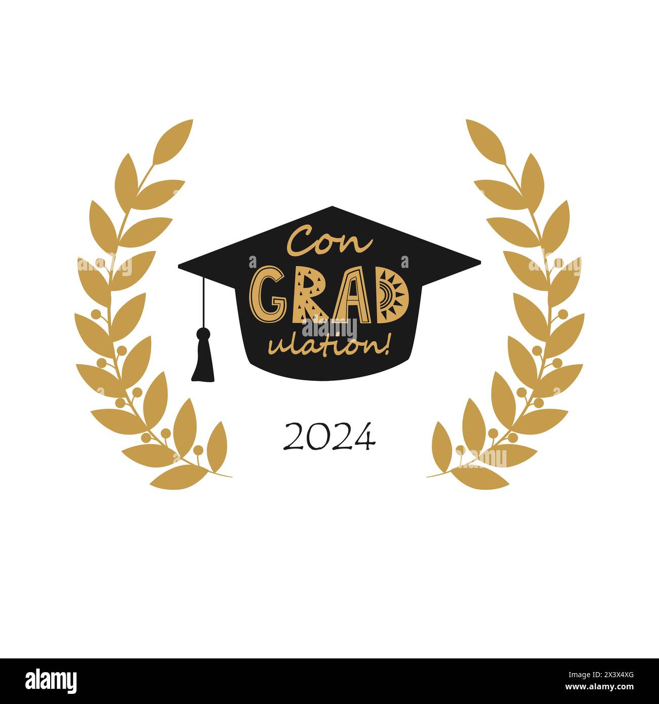 Congratulations on graduation, graduate cap with Congradulation ...