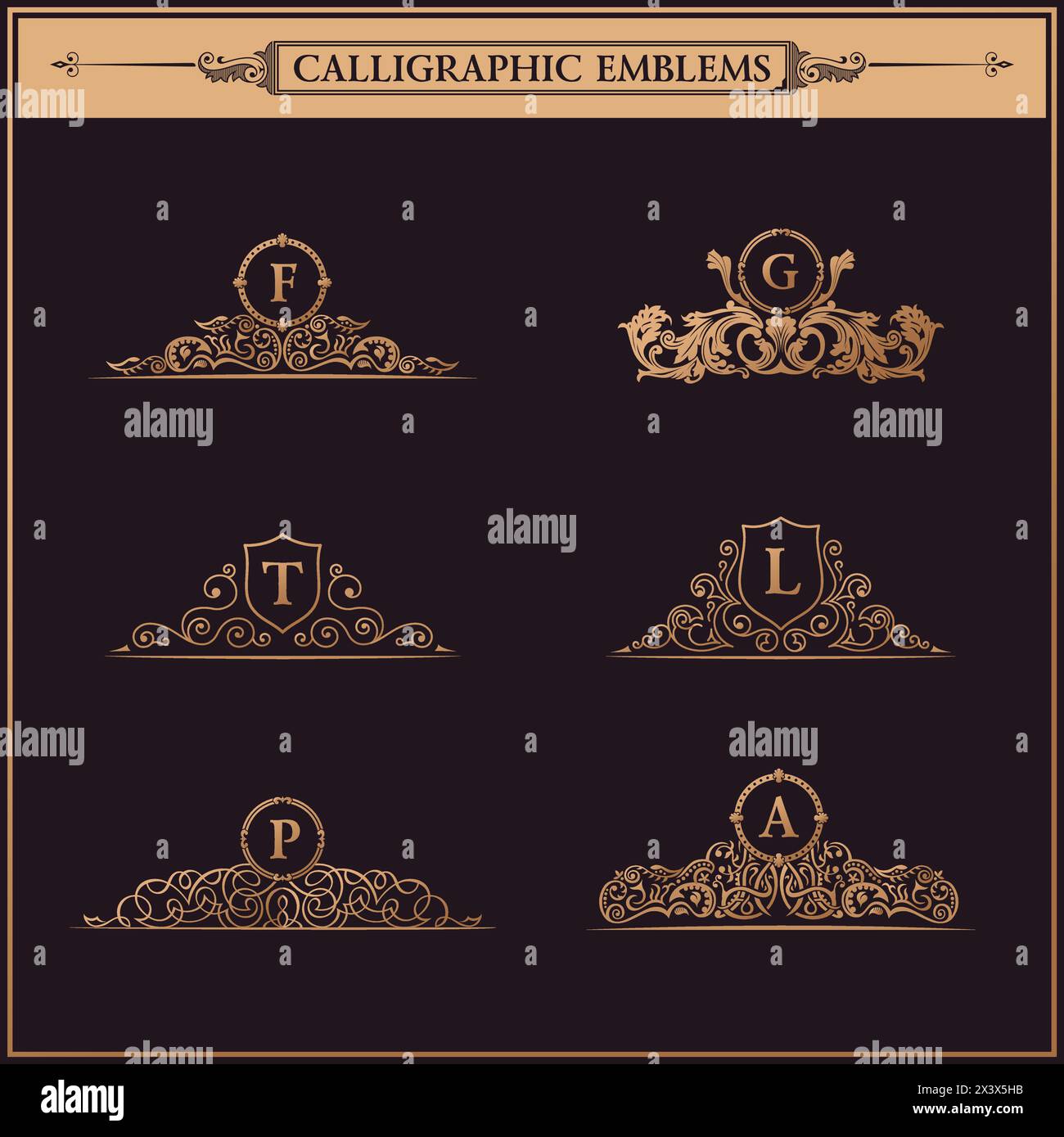 Letter l calligraphic hi-res stock photography and images - Alamy