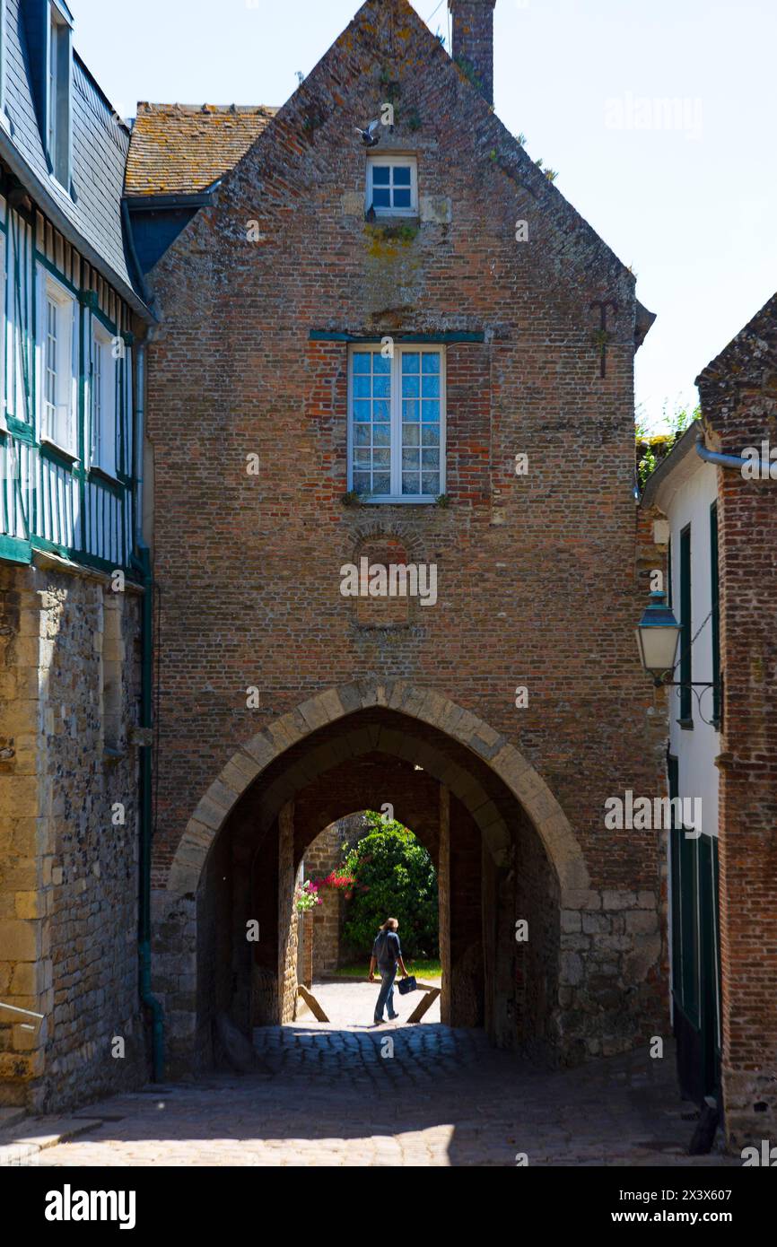 France, Hauts de France, Somme. Somme Baie. Saint-Valery-sur-Somme ...