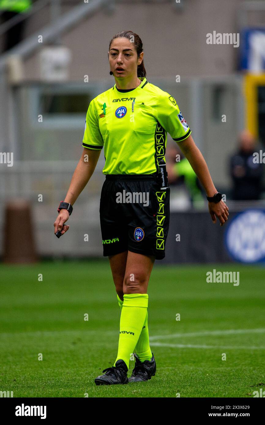 Milan, Italy - april 28 2024 - Inter vs Torino serie A - referee ...