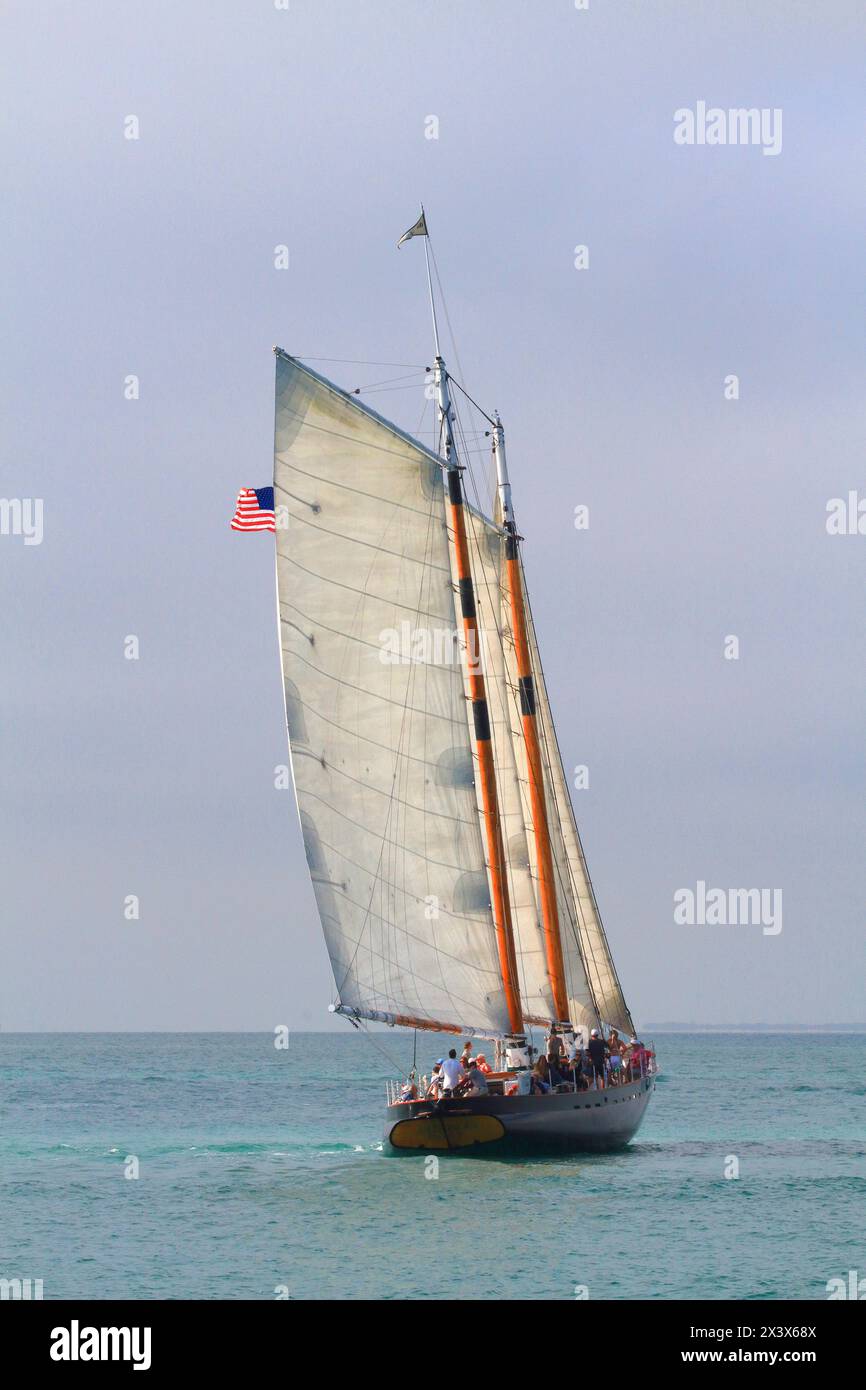 Usa, Florida. Key West, Schooner Stock Photo - Alamy