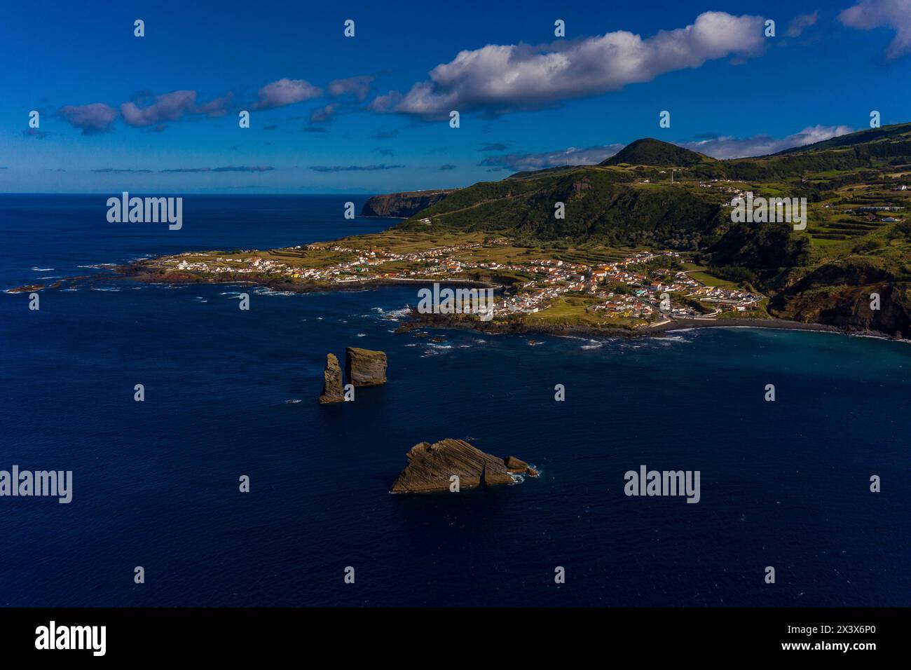 Sao Miguel Island, Azores, Portugal. Mosteiros Stock Photo - Alamy