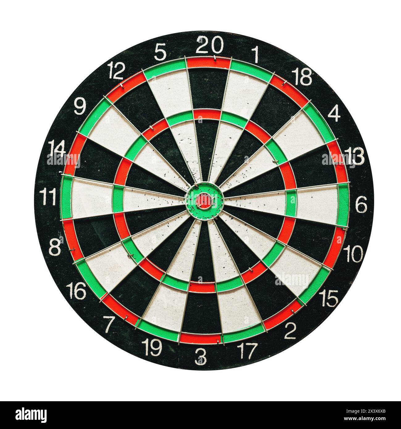 Dart board target isolated on white background for darts game Stock ...