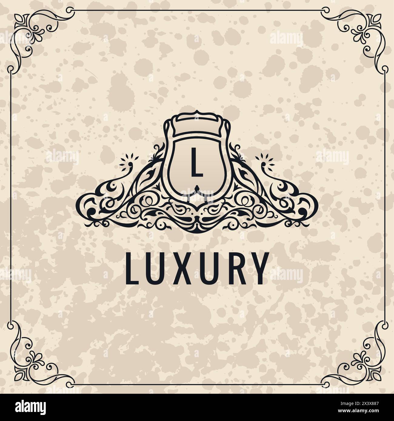 Letter l calligraphic hi-res stock photography and images - Alamy