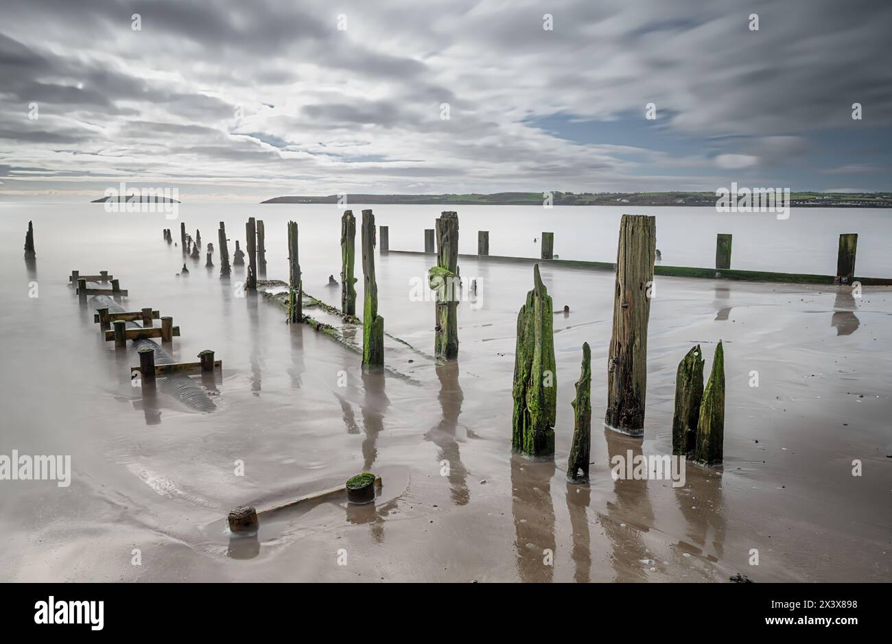 What remains of a land protection scheme on Pilmore beach, Co Cork ...