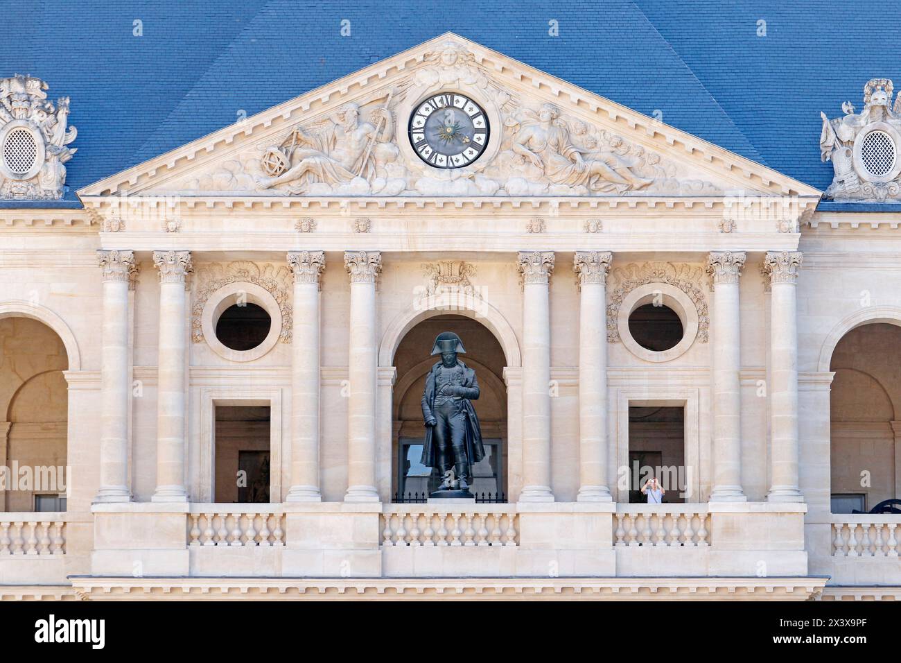 La France. Paris. 7th district. Les Invalides. The courtyard. The ...