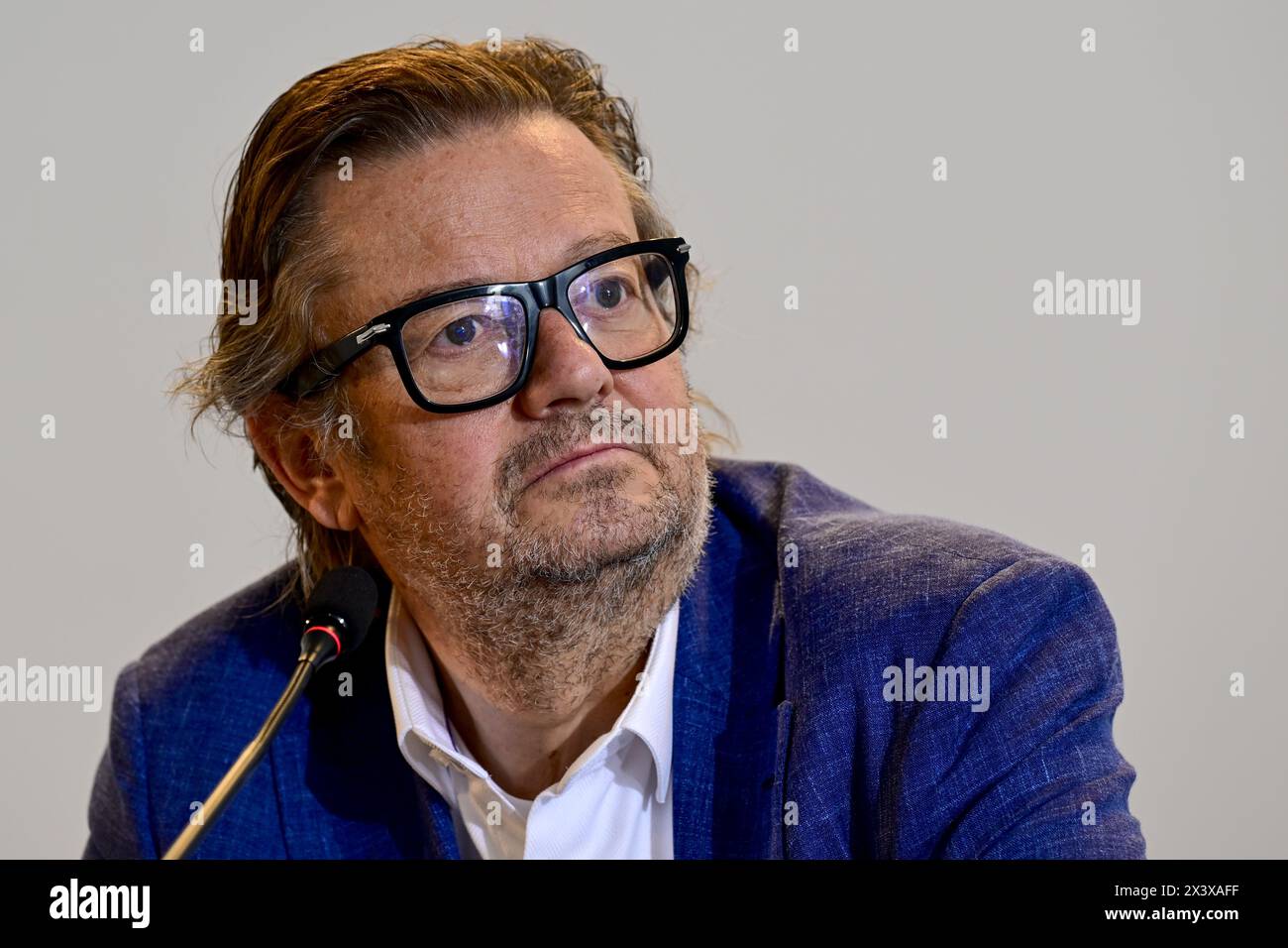 Belgian businessman Marc Coucke pictured during the launch of the first ...