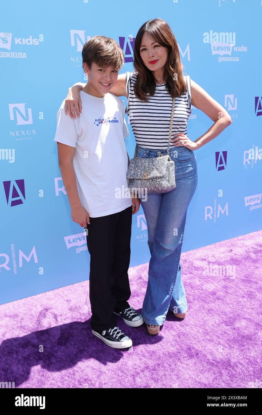 LOS ANGELES, CA - APRIL 28: Hudson Stone and Lindsay Price at the P.S ...