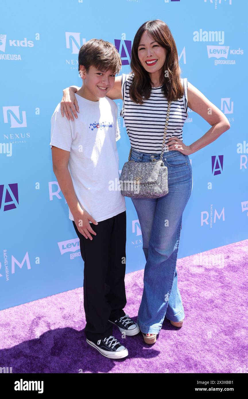 LOS ANGELES, CA - APRIL 28: Hudson Stone and Lindsay Price at the P.S. Arts 2024 "Express ...
