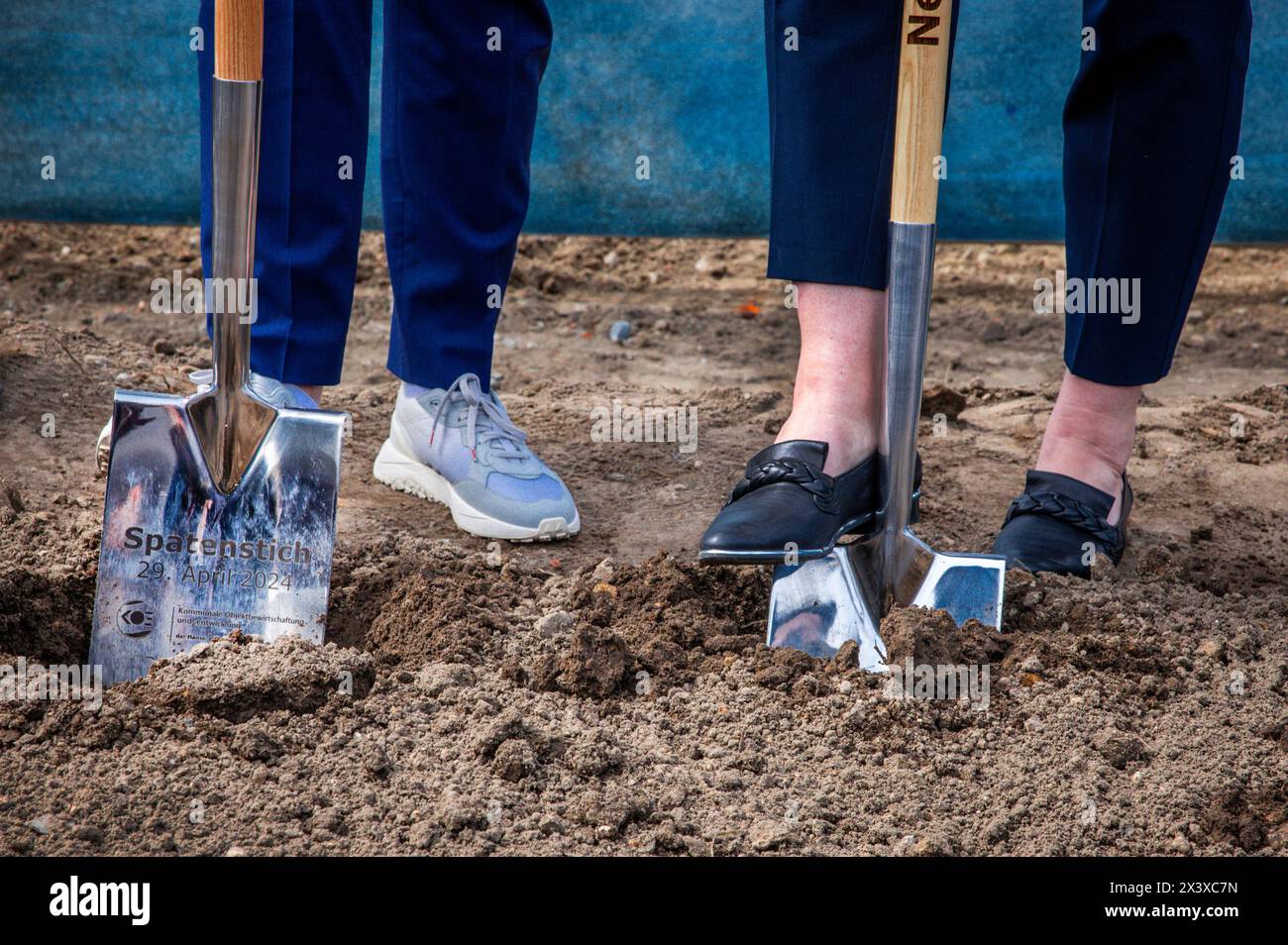 Ground breaking ceremony two hi-res stock photography and images - Alamy