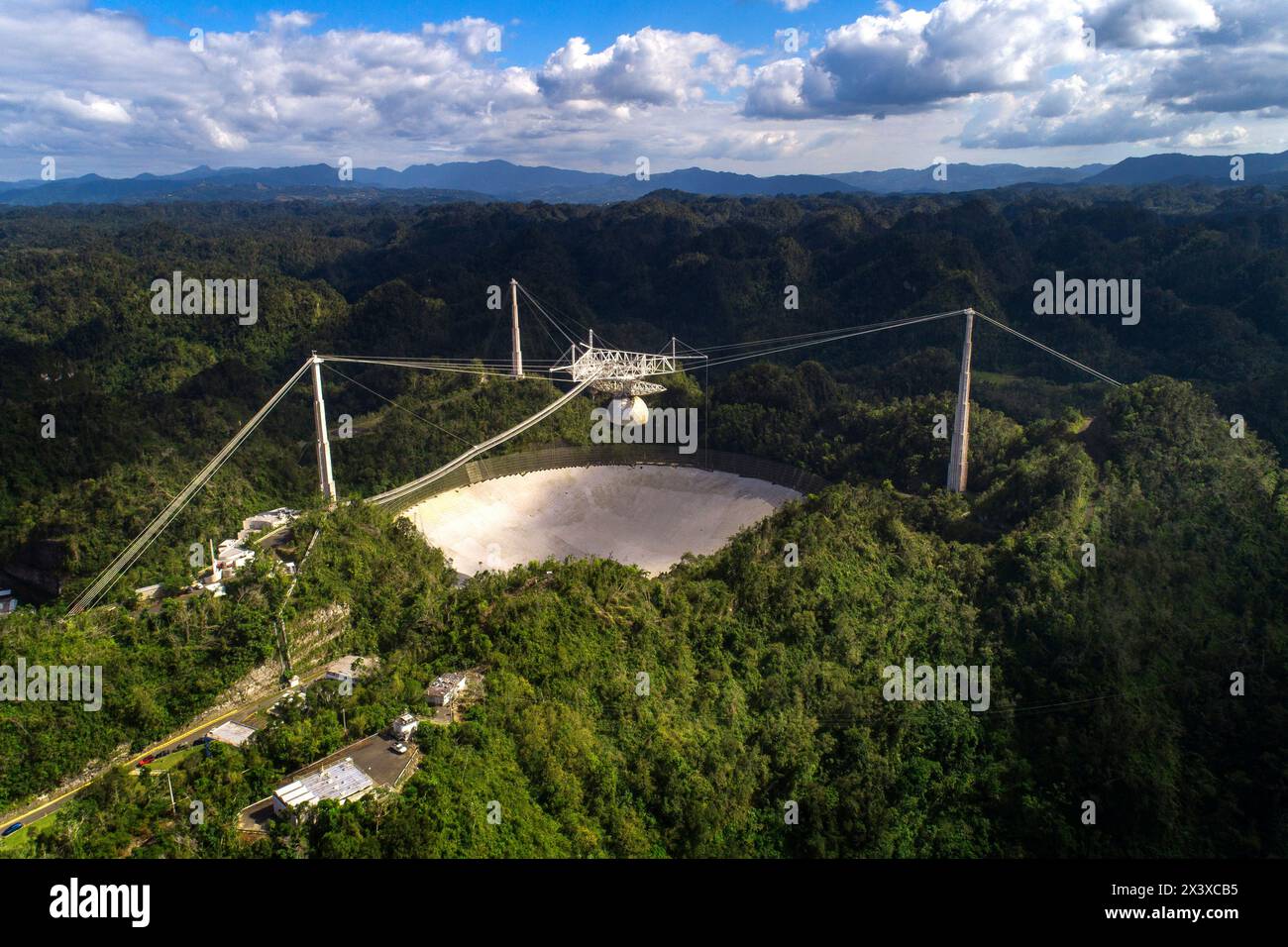 View of arecibo observatory telescope hi-res stock photography and ...