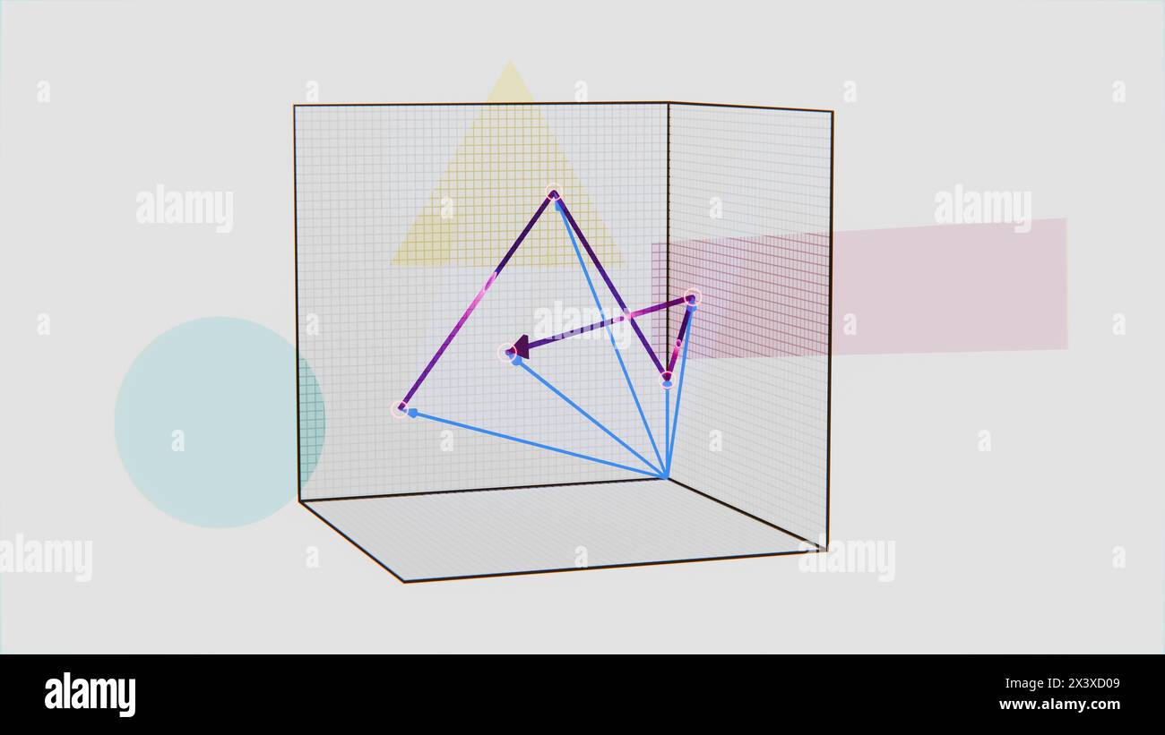 Science Meets Art: A Colorful Display of Vector Mathematics Stock Photo ...