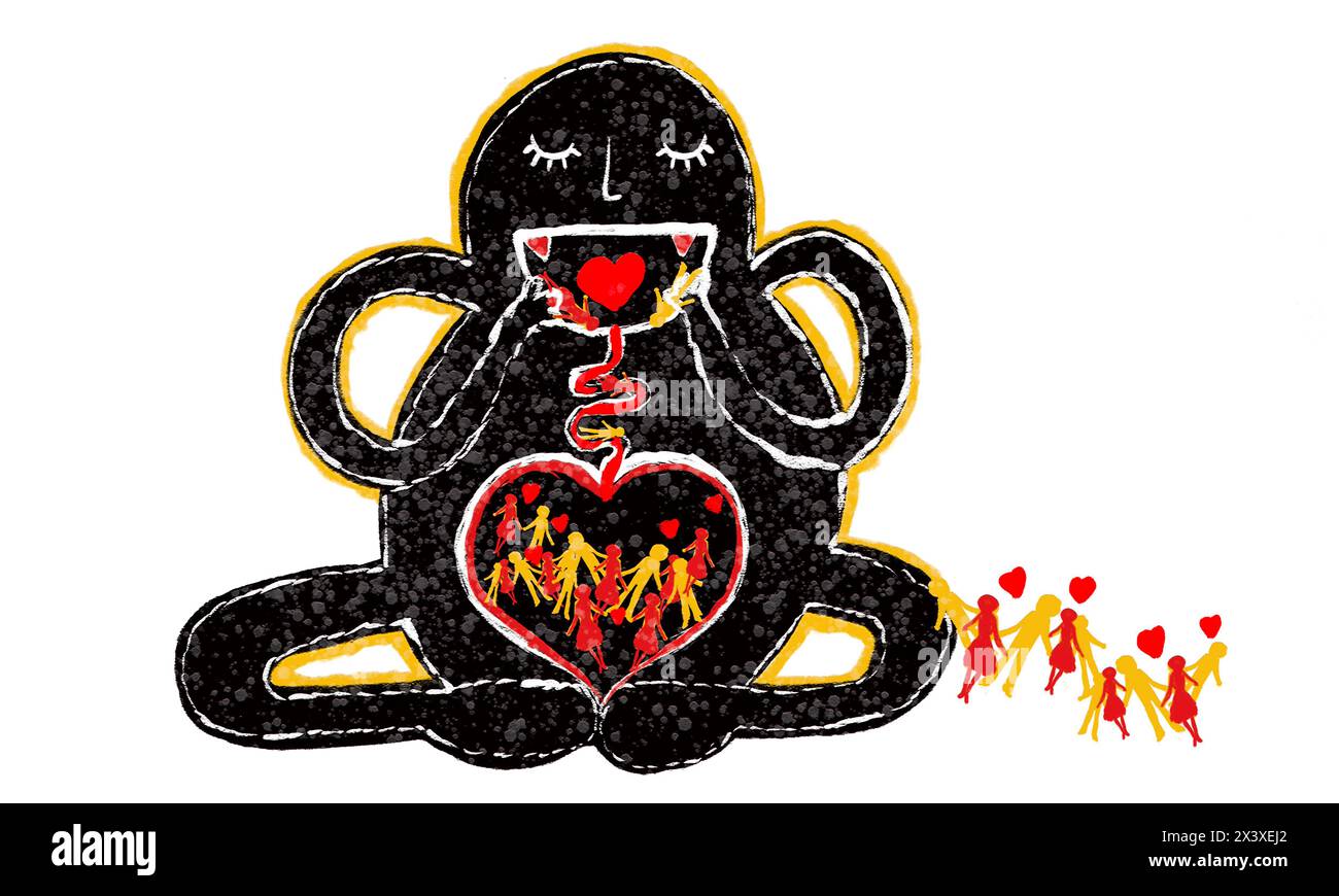 Cartoon monster face Cut Out Stock Images & Pictures - Alamy