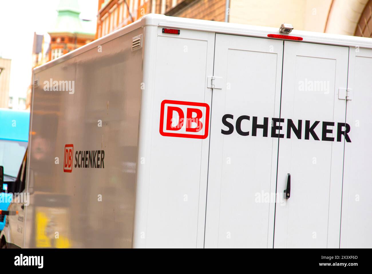 DB Schenker delivery truck Stock Photo - Alamy