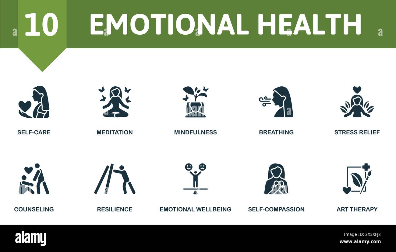 Emotional icons collection Stock Vector Images - Alamy