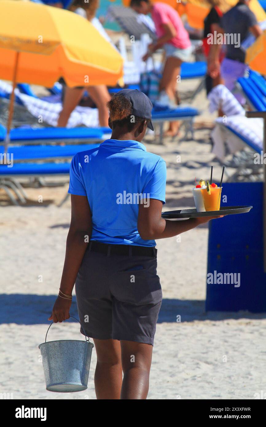 Miami beach florida black female hi-res stock photography and images ...