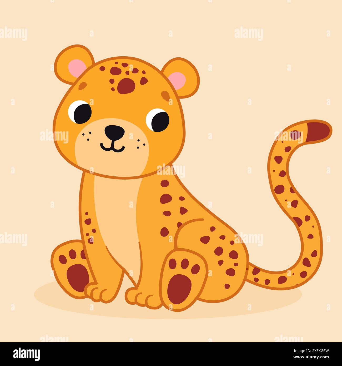 Cartoon Cheetah Print