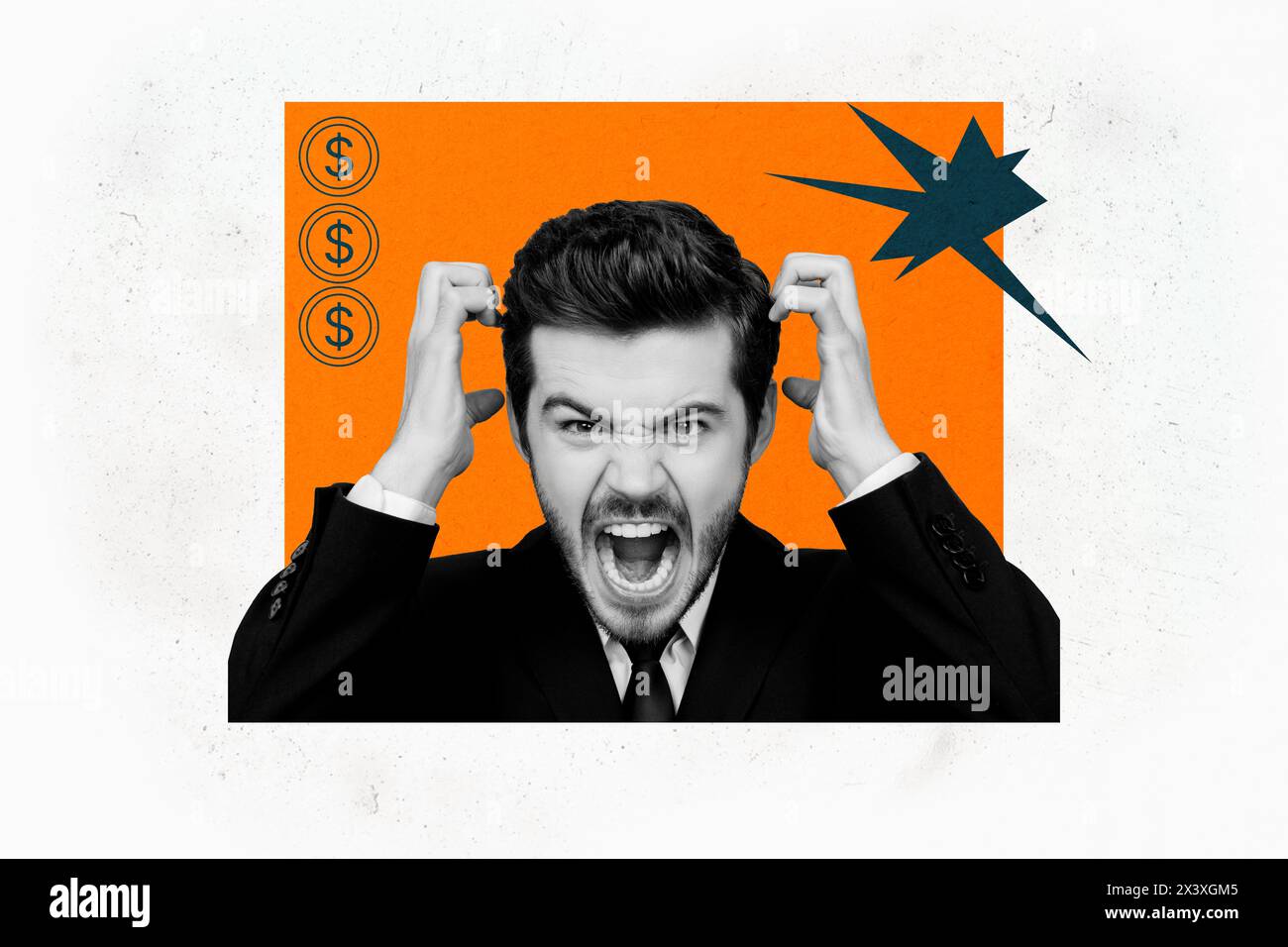 Angry investor Cut Out Stock Images & Pictures - Alamy