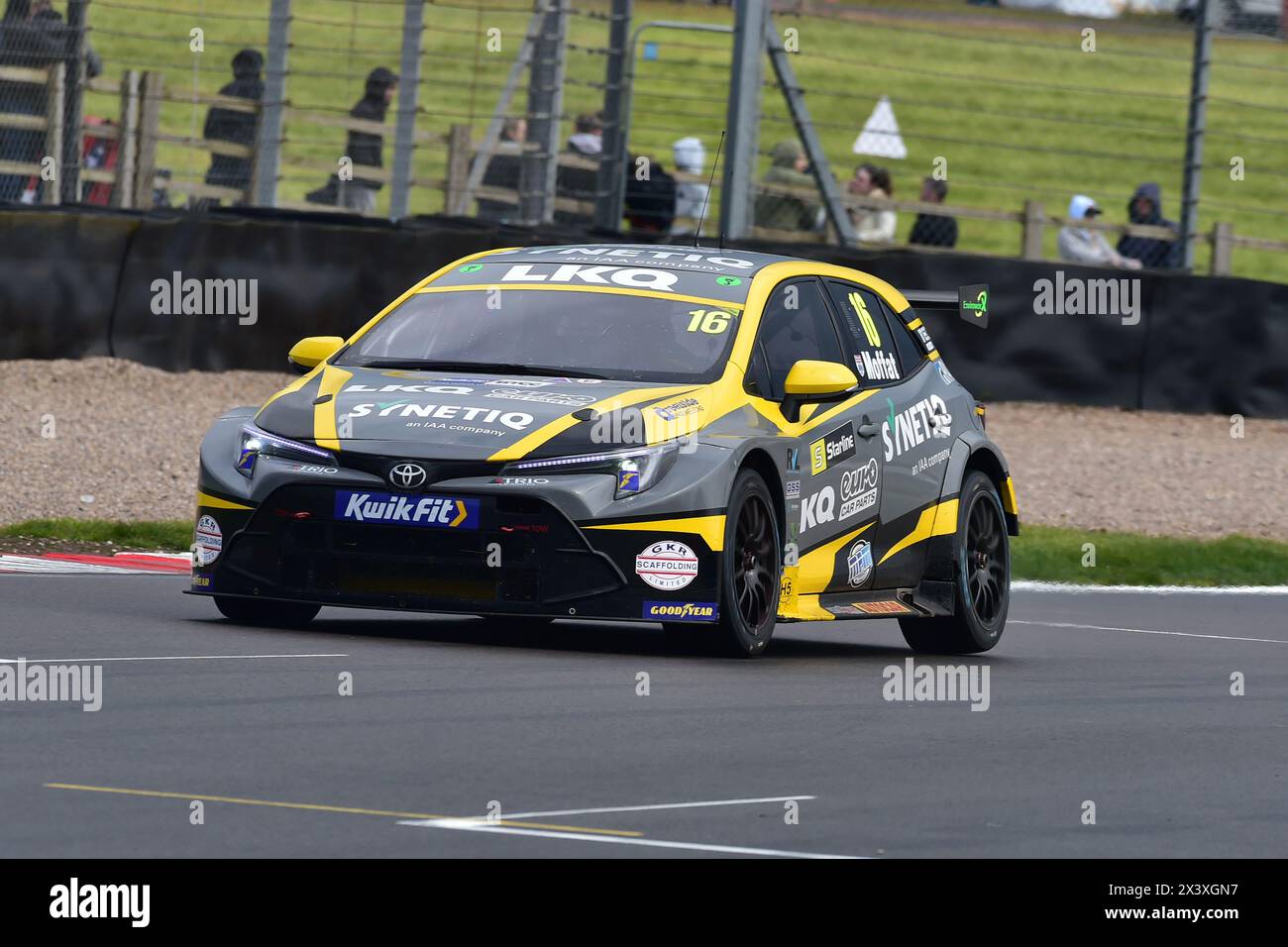 Aiden Moffat, Toyota Corolla GR Sport, LKQ Euro Car Parts with SYNETIQ, Race 1, BTCC, British ...