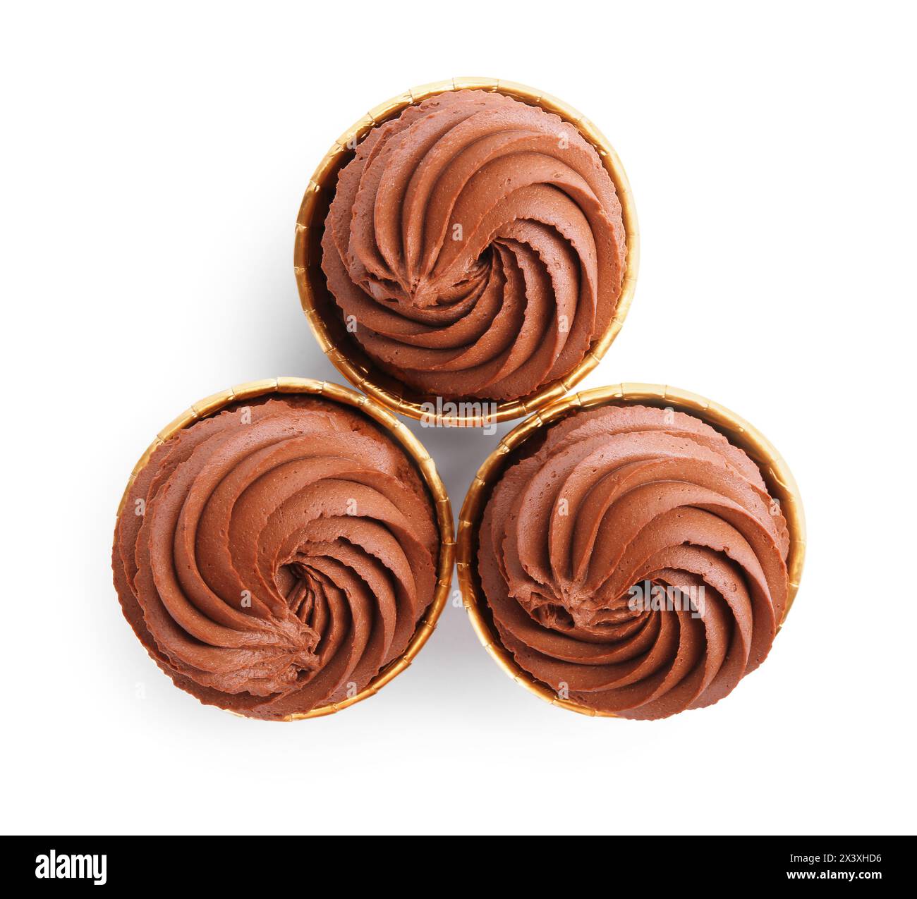 Cupcakes top view Cut Out Stock Images & Pictures - Alamy
