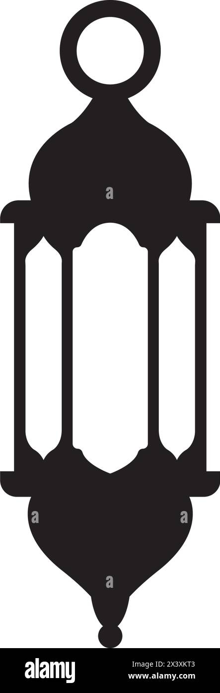 Fanoos Lantern background islam logo simple vector icon illustration ...