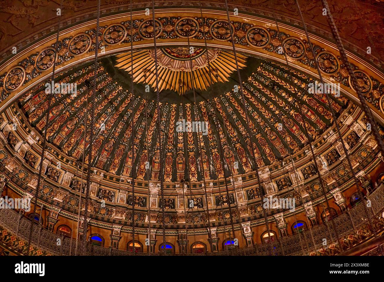 Ceiling, Inside, Mosque of Muhammad Ali, 1830, UNESCO World Heritage ...