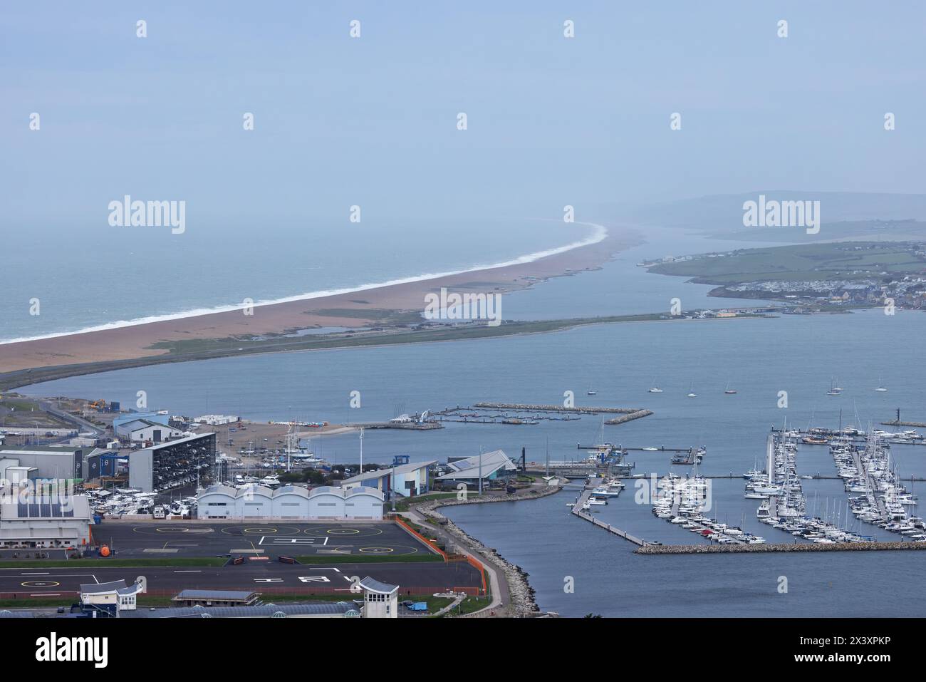 The Fleet Chesil Beach Portland Dorset April 2024 Stock Photo - Alamy