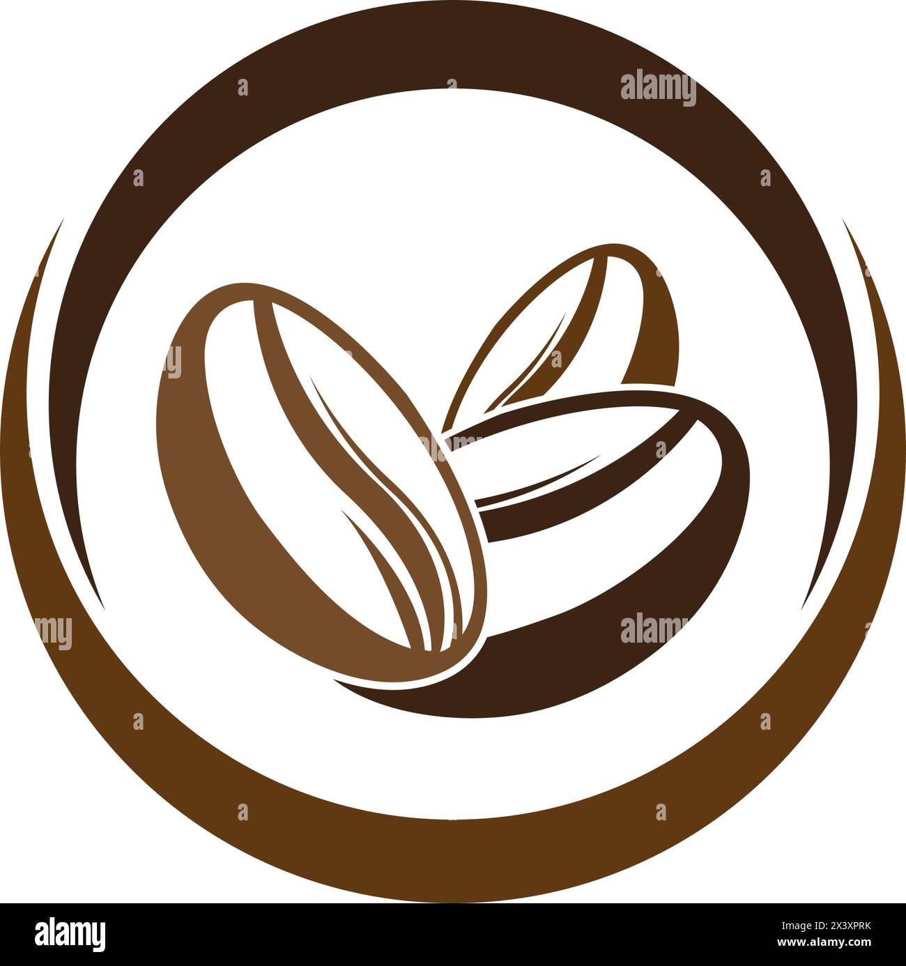 coffee beans icon logo vector design template Stock Vector Image & Art ...