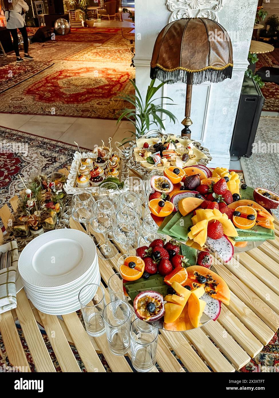 Catering buffet sweet savory hi-res stock photography and images - Alamy