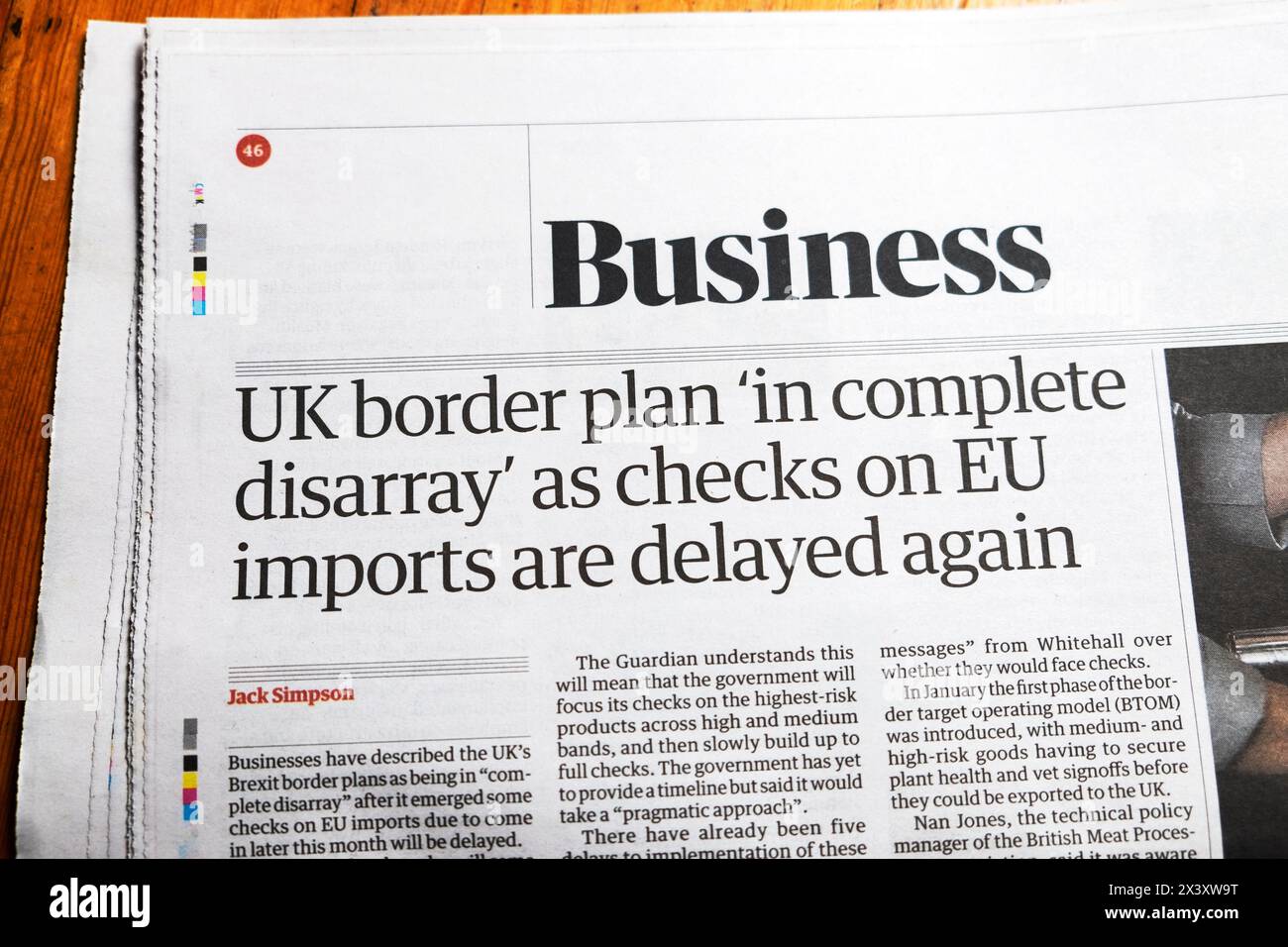 'UK border plan 'in complete disarray' as checks on EU imports are ...
