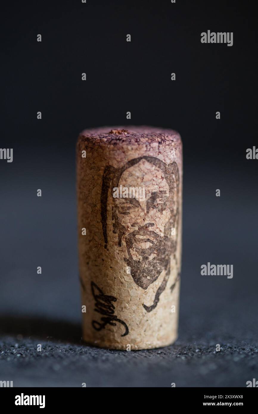 Cork from a bottle of Snoop Dog Cali Red, with an image of Snoop and ...