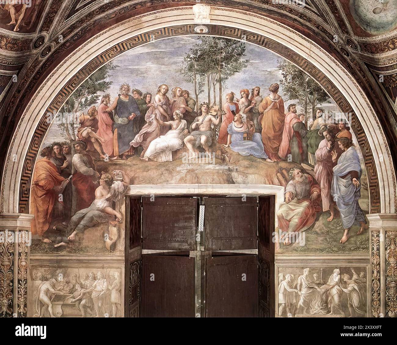 RAFFAELLO Sanzio (b. 1483, Urbino, d. 1520, Roma) The Parnassus 1509-10 ...