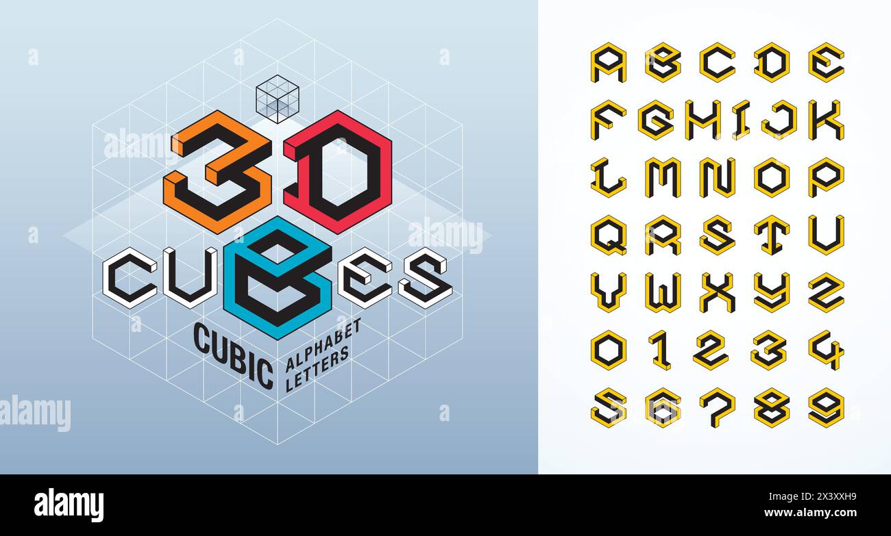 Lettering blocks Stock Vector Images - Alamy