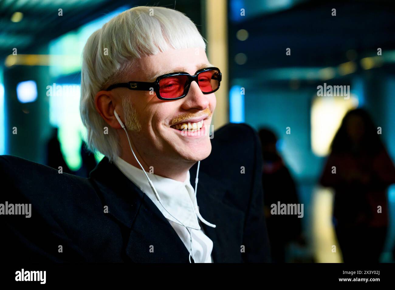 Schiphol, the Netherlands, 29-04-2024 Dutch Eurovision entry departs ...