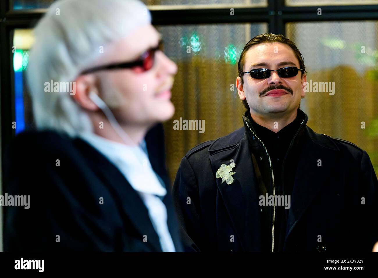 Schiphol, the Netherlands, 29-04-2024 Dutch Eurovision entry departs ...