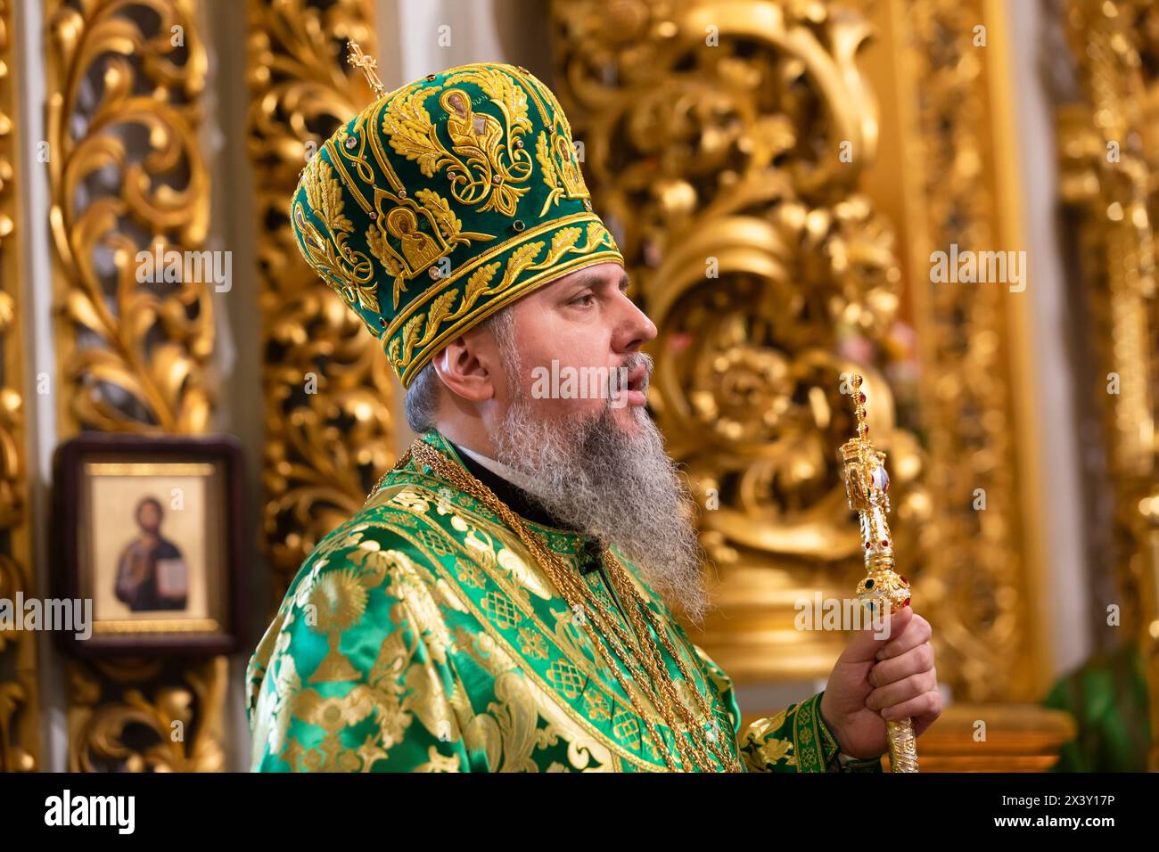 KYIV, UKRAINE - Apr. 28, 2024: Metropolitan Epiphany, Primate of the ...