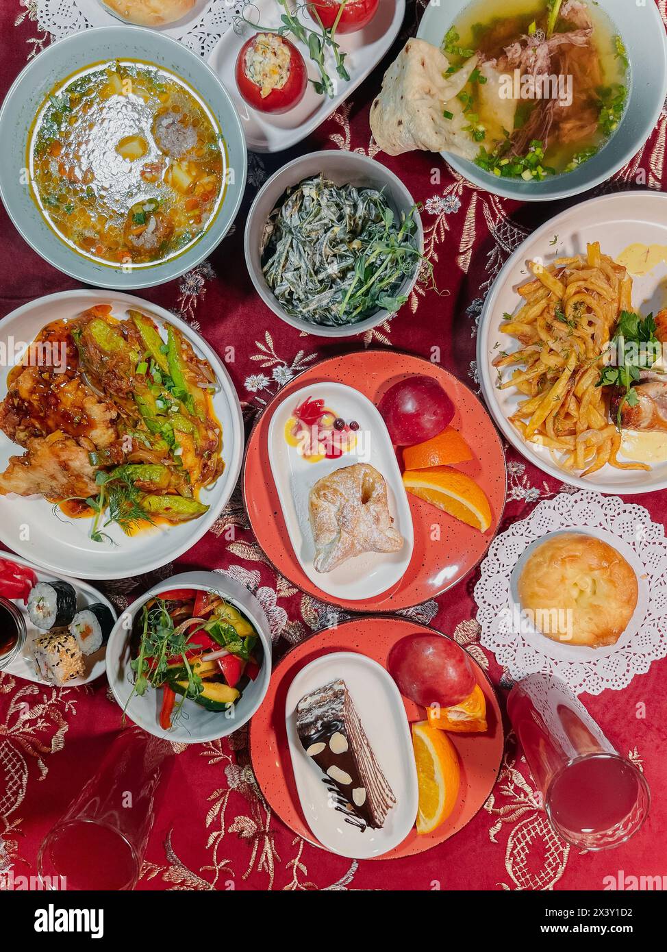Uzbek tablecloth hi-res stock photography and images - Alamy