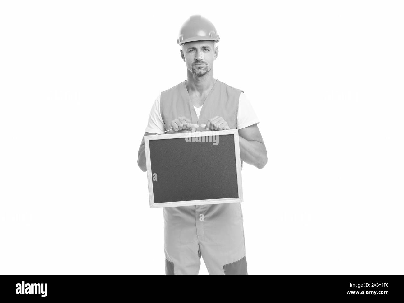 builder show advertisement isolated on white. builder show ...