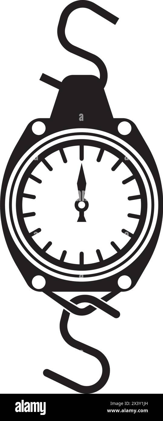 weighing vector icon illustration template design Stock Vector Image ...