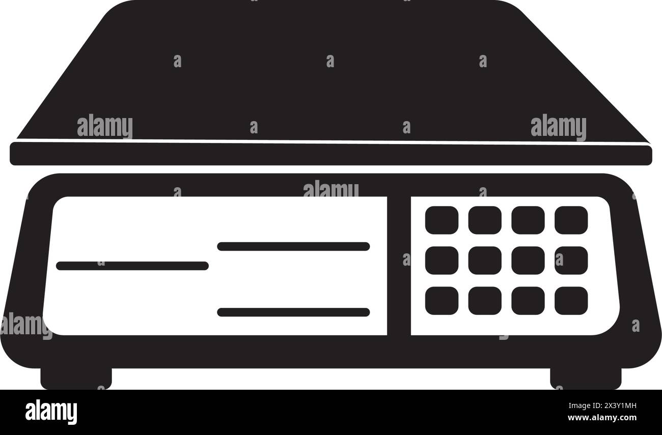 Weighing machine icon Stock Vector Images - Alamy