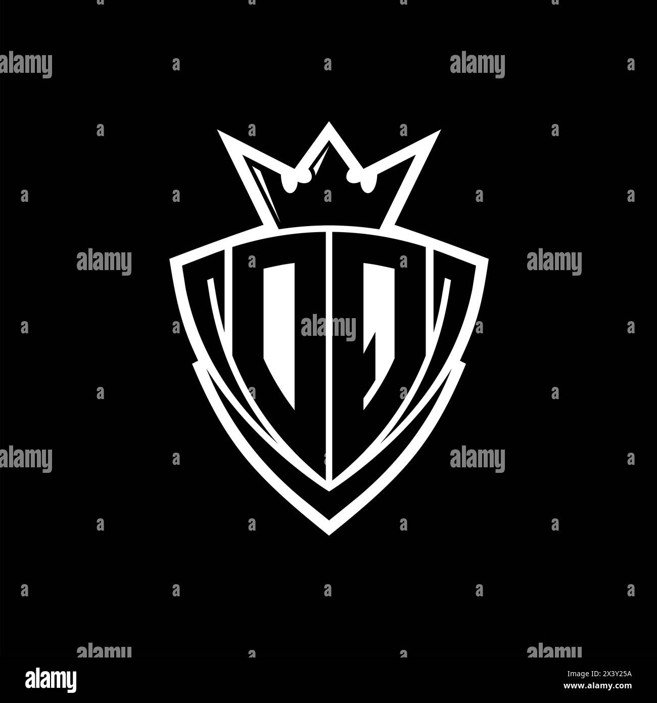 Dq logo design hi-res stock photography and images - Alamy