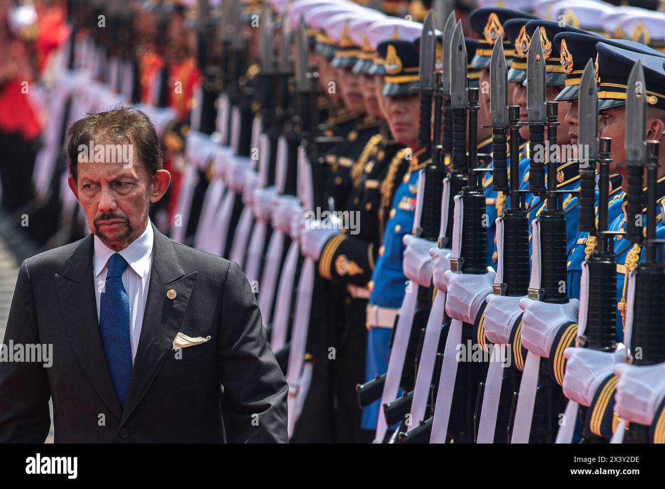 Bangkok, Thailand. 29th Apr, 2024. Sultan of Brunei Hassanal Bolkiah ...