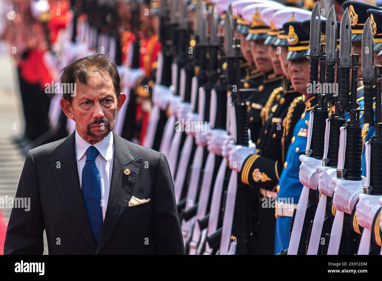 Bangkok, Thailand. 29th Apr, 2024. Sultan of Brunei Hassanal Bolkiah ...