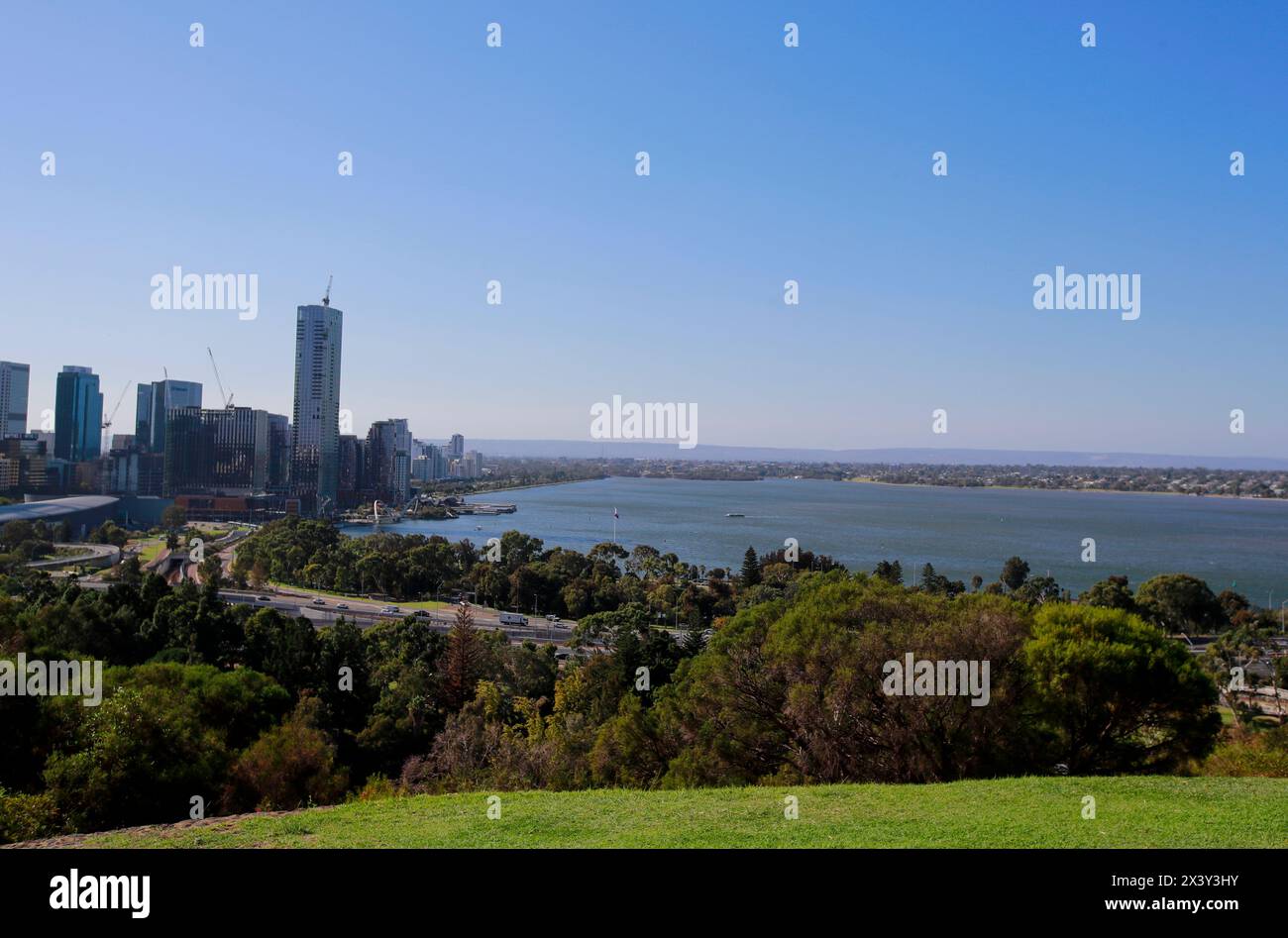 Perth. 29th Apr, 2024. This photo taken on April 29, 2024 shows a view ...