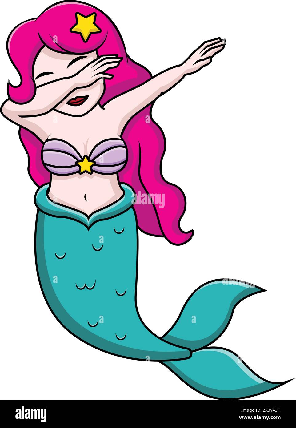 Female dancing ocean Stock Vector Images - Alamy
