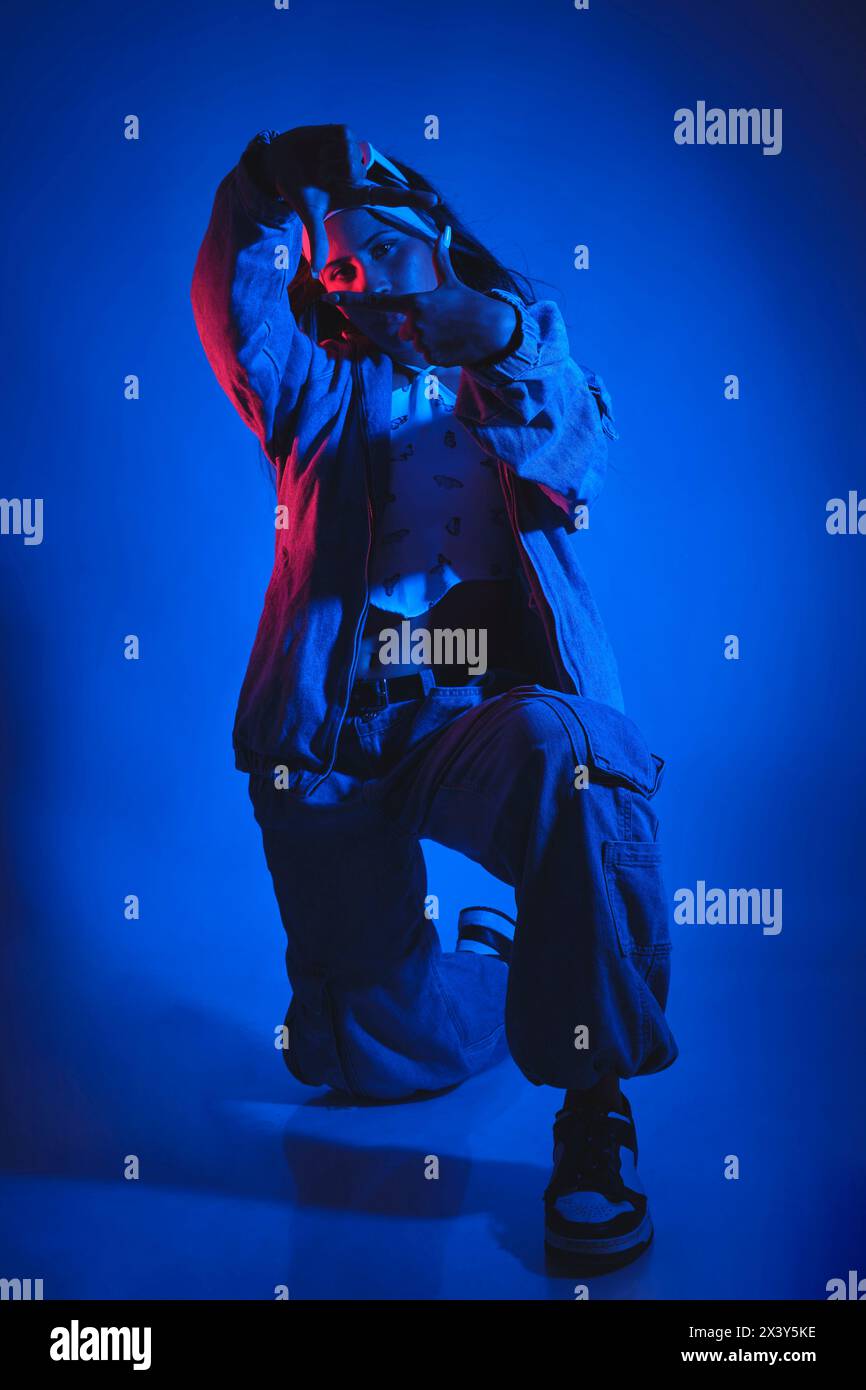Man in light blue jacket hi-res stock photography and images - Alamy