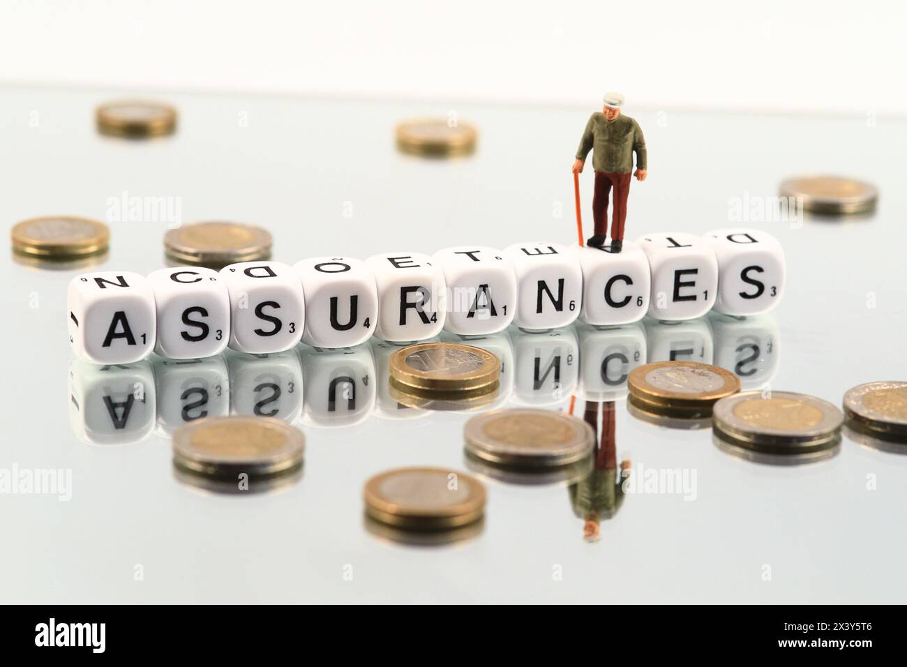Still life on the theme of insurance Stock Photo - Alamy