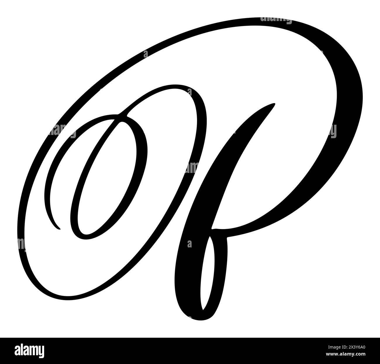 Hand drawn vector calligraphy letter B. Script font logo. Handwritten ...