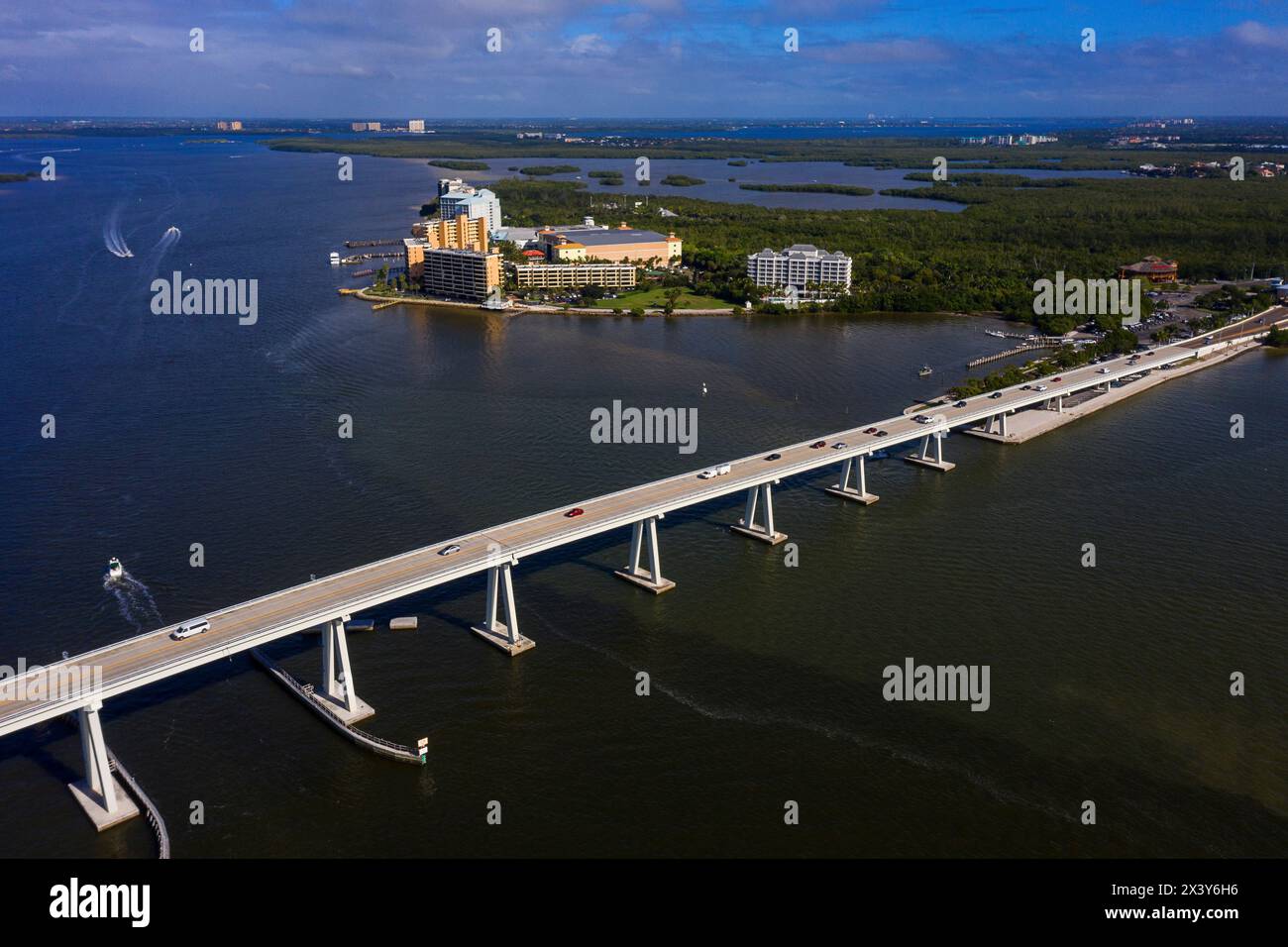 Usa, Florida. Sanibel Causeway Stock Photo - Alamy