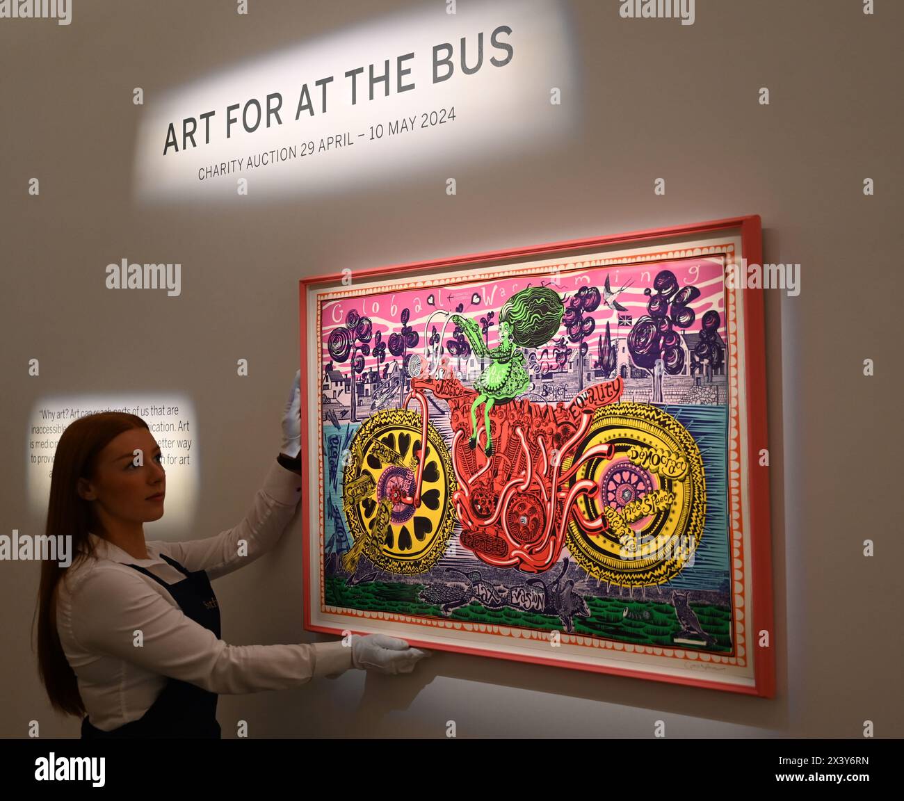 ‘Art for AT The Bus’, an exhibition in support of the charity, AT the ...